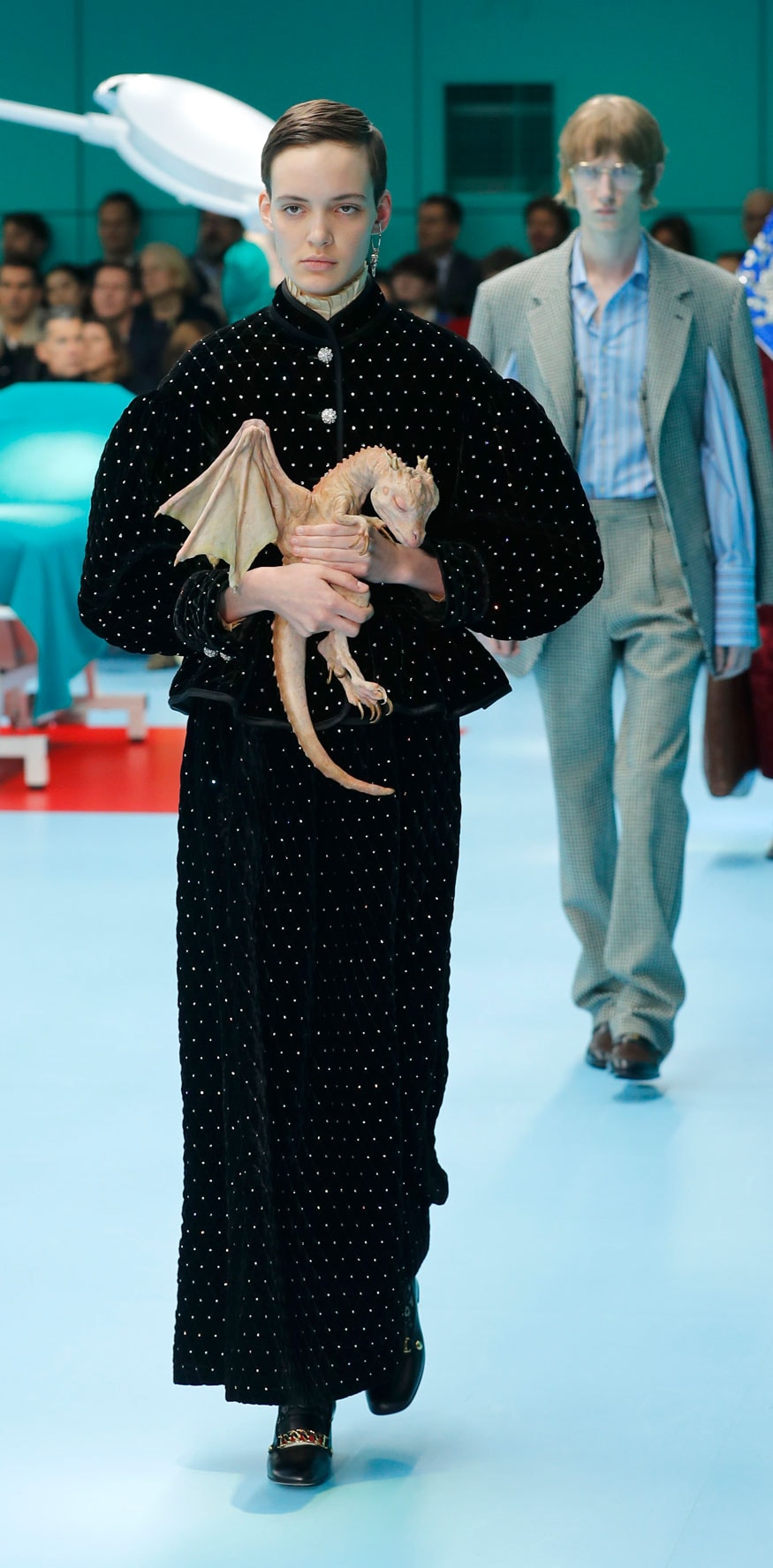 MFW 2018: Gucci Show Features Baby Dragon, Snake, Replica Heads - News18