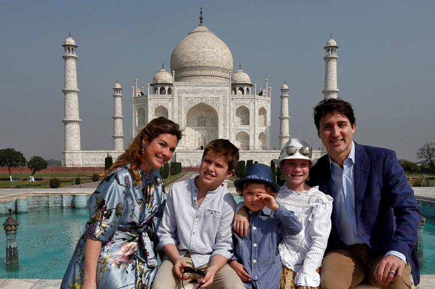 Cute Pics: PM Narendra Modi Meeting Trudeau's Son Hadrien - News18