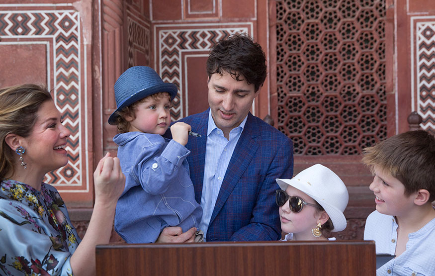 Cute Pics: PM Narendra Modi Meeting Trudeau's Son Hadrien - Photogallery