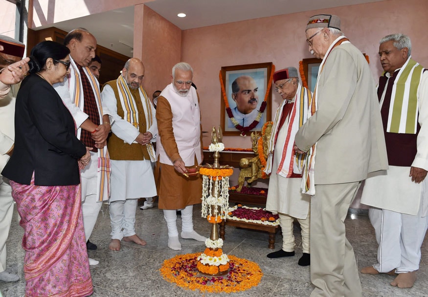 PM Modi Inaugurates 'World's Biggest Party Office' in New Delhi - News18