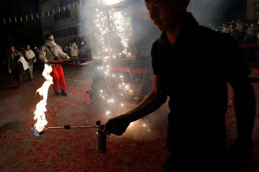 Taiwan's Festival of Firecrackers; Check Out the Photos