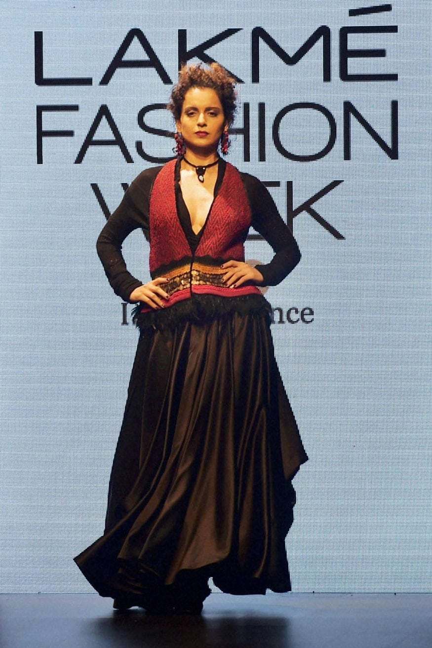 Kangana Ranaut's Birthday: 21 Glamorous Ramp Walk Photos - News18