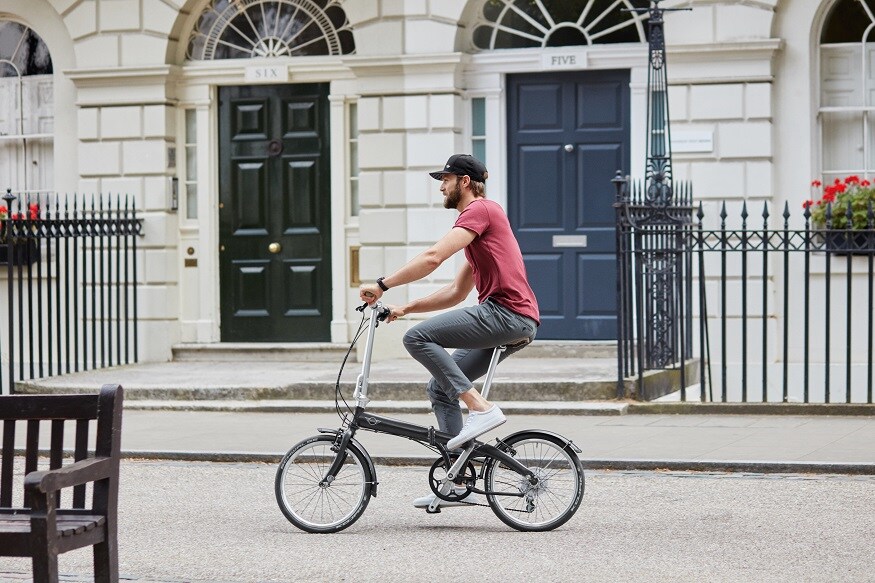 Mini Launches New Folding Bike with Padded Leather Saddle and Eight Gears