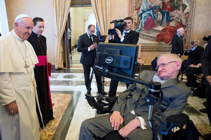 PHOTOS: Stephen Hawking with World Famous Personalities - News18