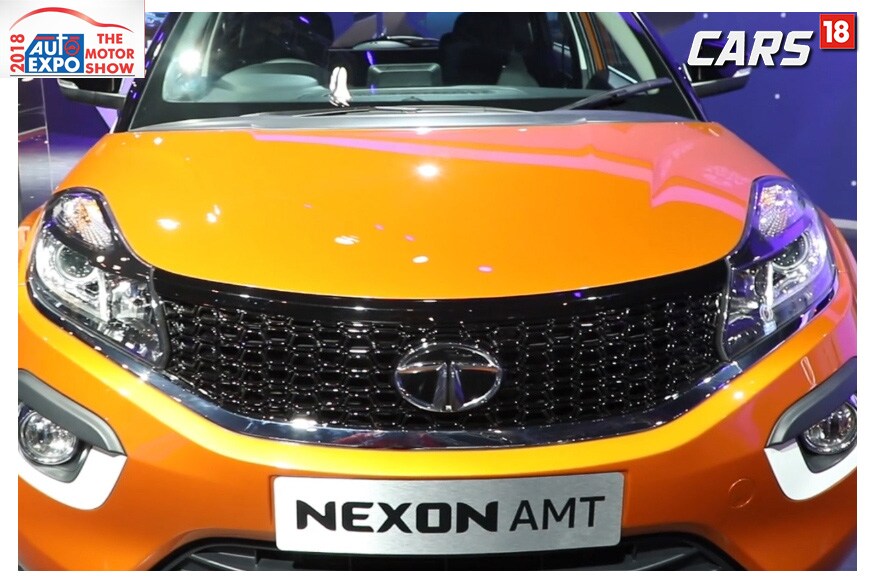 Auto Expo 2018: Tata Nexon AMT First Look at Auto Expo