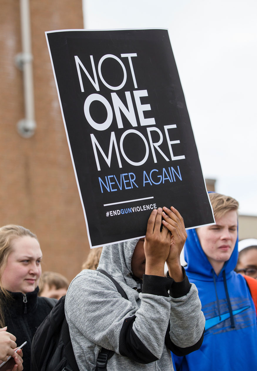 National School Walkout: U.S. Students Protest Gun Violence - News18