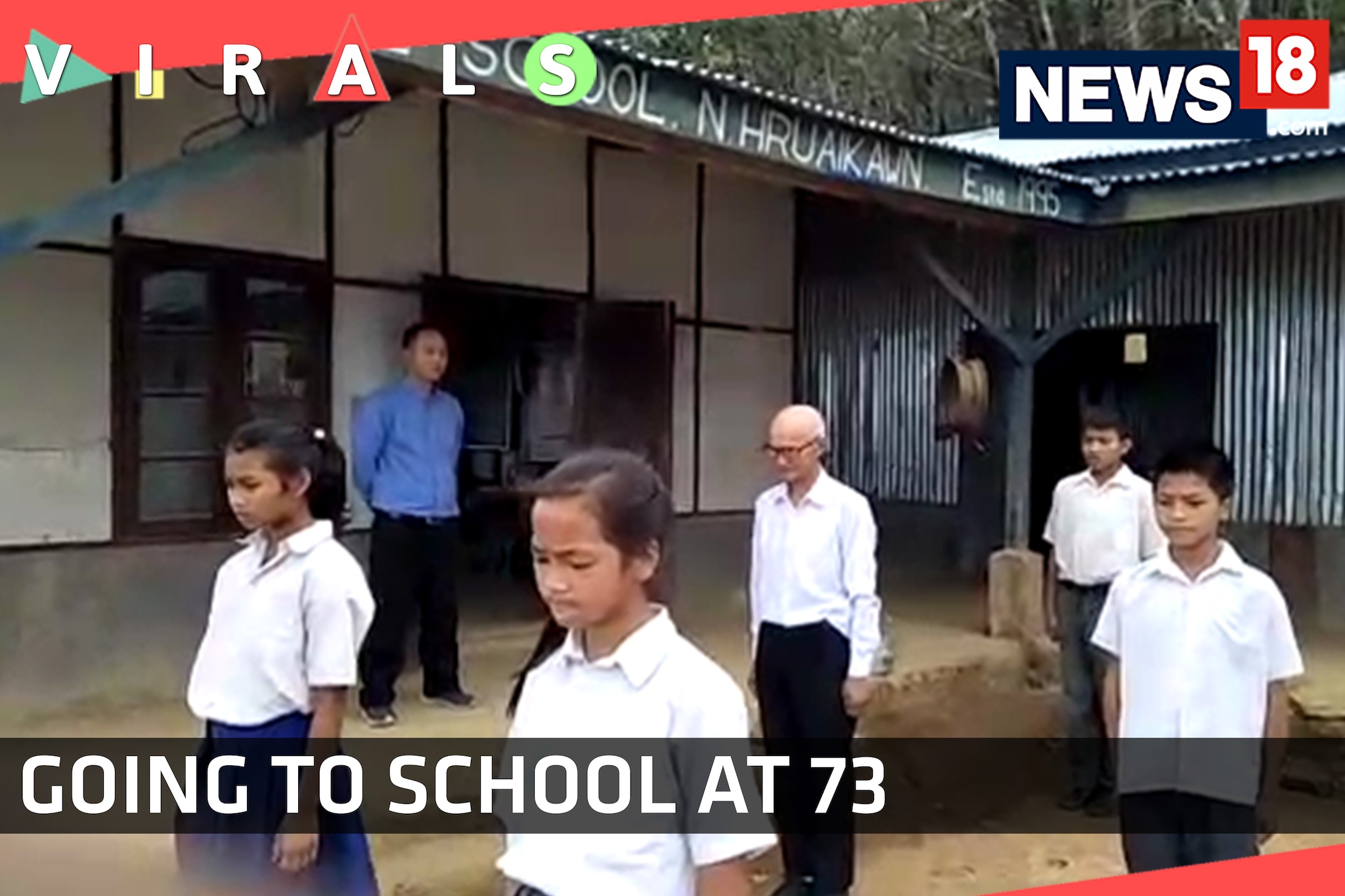 Watch: Going to School at 73 - News18