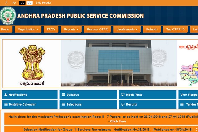 APPSC Admit Card for Assistant Professor Exam Paper II Released at psc ...