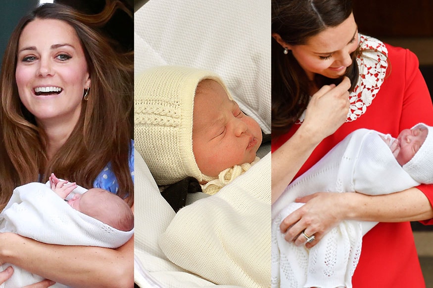 First Pics of Royal Babies: George, Charlotte & Baby Cambridge - News18