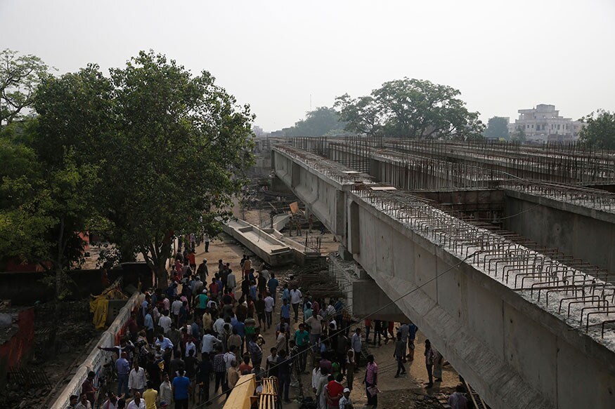 Varanasi Flyover Collapse: Heart-Wrenching Photos - News18
