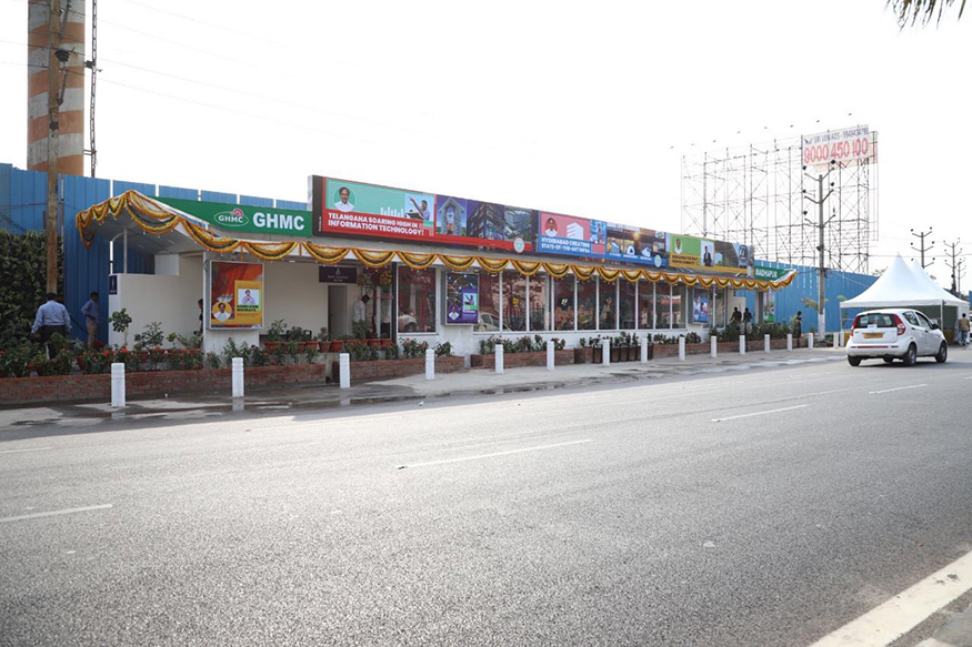 Hyderabad Bus Stop Transformed With 'Airport-like' Experience - News18