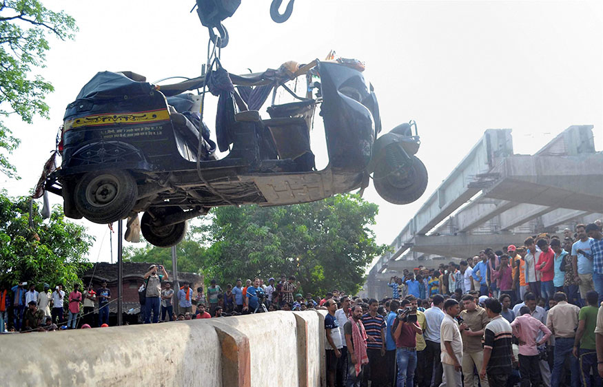 Varanasi Flyover Collapse: Heart-Wrenching Photos - Photogallery