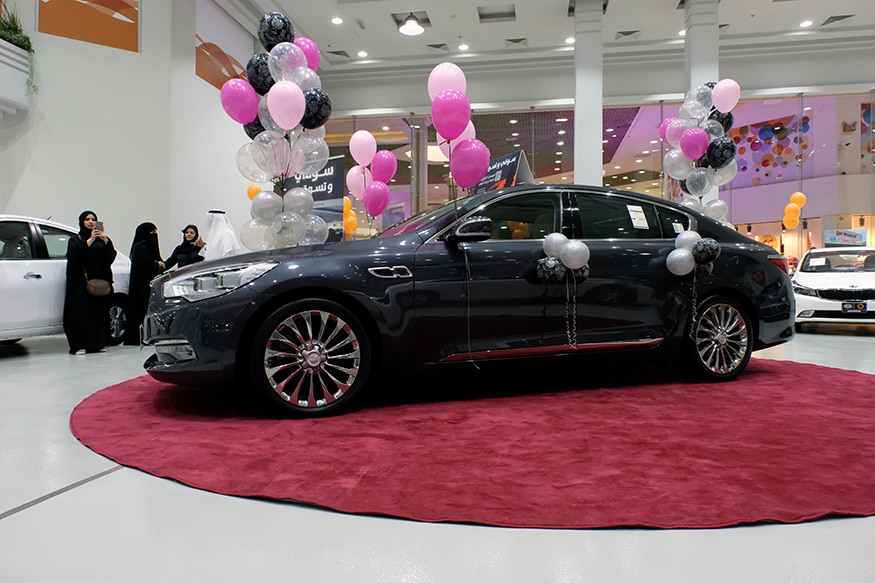 Pictures from First Women-only Car Showroom in Saudi Arabia - News18