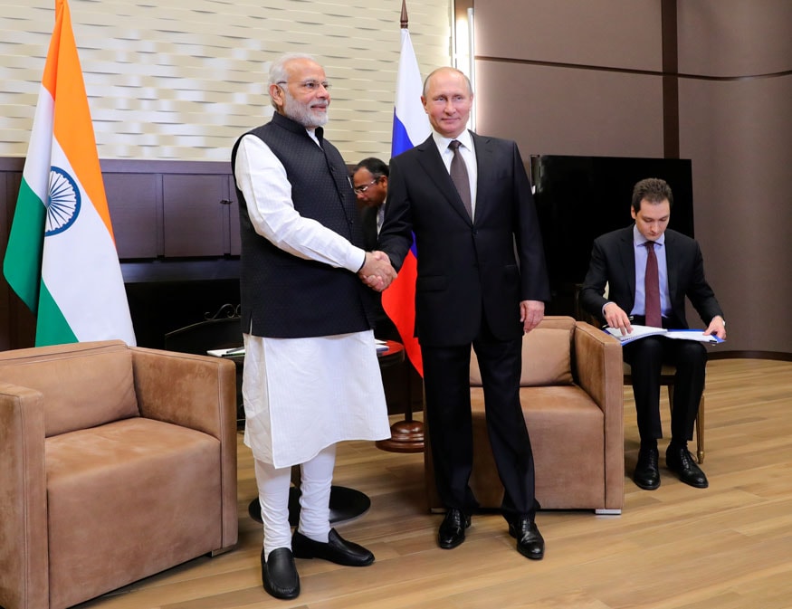 PICS: PM Narendra Modi meets Russian President Vladimir Putin - News18