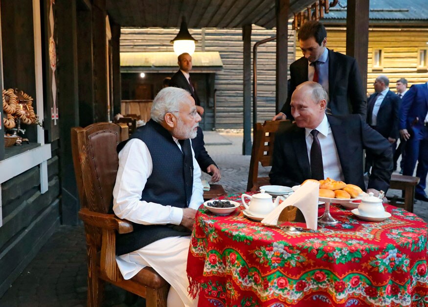 PICS: PM Narendra Modi meets Russian President Vladimir Putin - News18