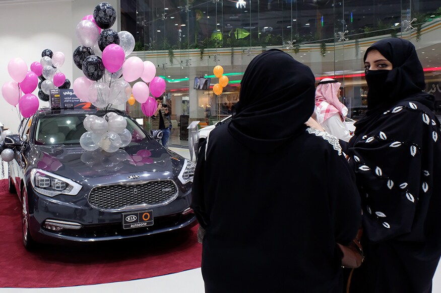 Pictures from First Women-only Car Showroom in Saudi Arabia - News18