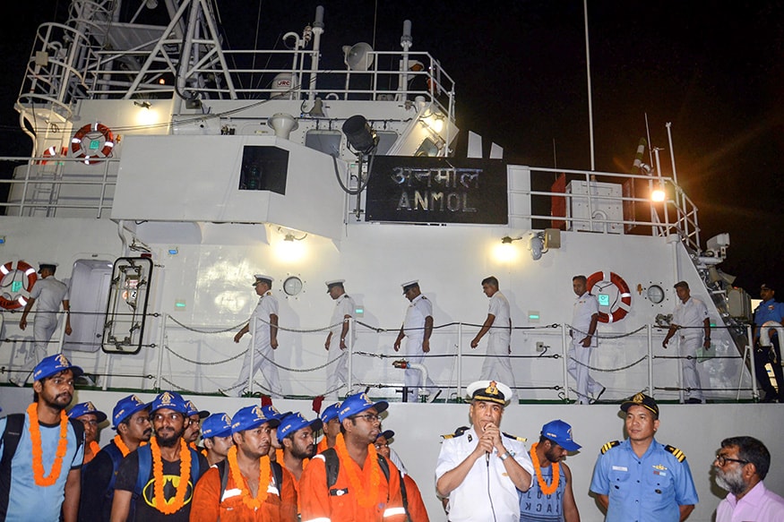 MV SSL Kolkata Crew Members Return Safely at Haldia Port - News18