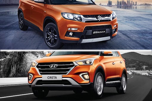 2018 Maruti Suzuki Vitara Brezza Vs Hyundai Creta Facelift Compact SUV ...