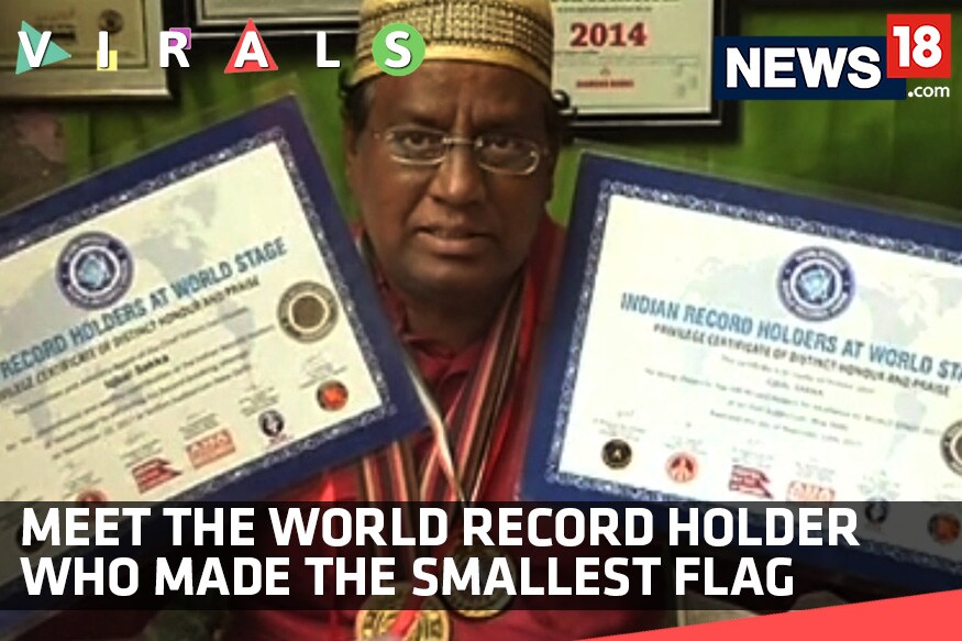 Meet The World Record Holder Who Made The Smallest Flag - News18