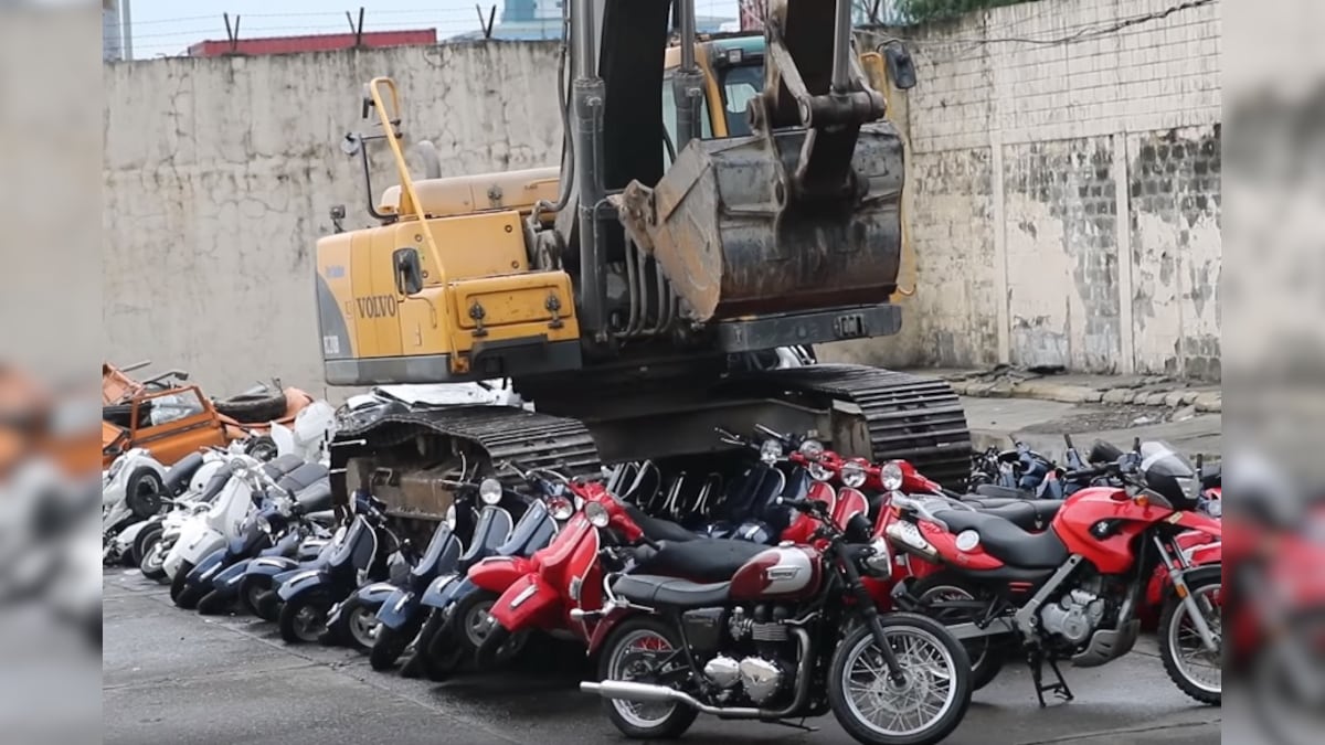 Philippines President Rodrigo Duterte Destroys 122 Premium Motorcycles ...