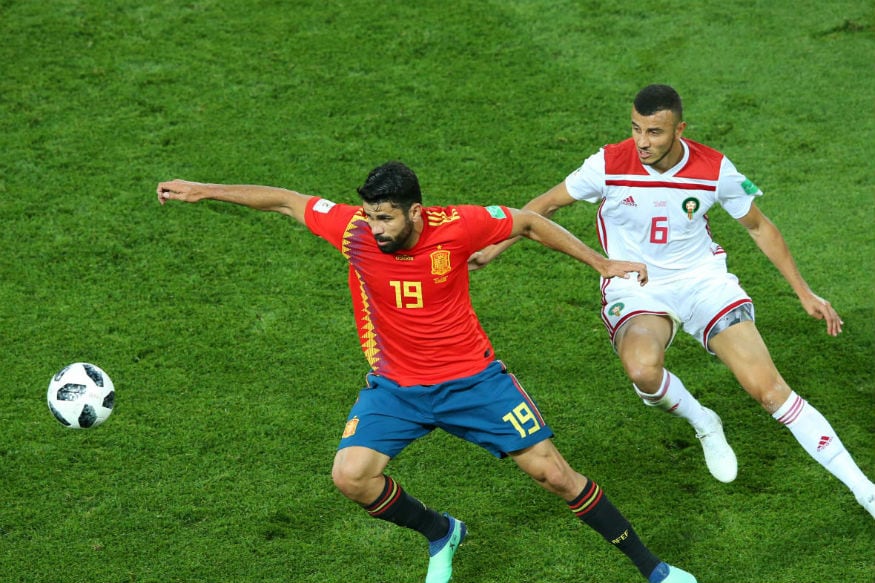 In Pics, FIFA World Cup, Match 34, Spain vs Morocco - News18