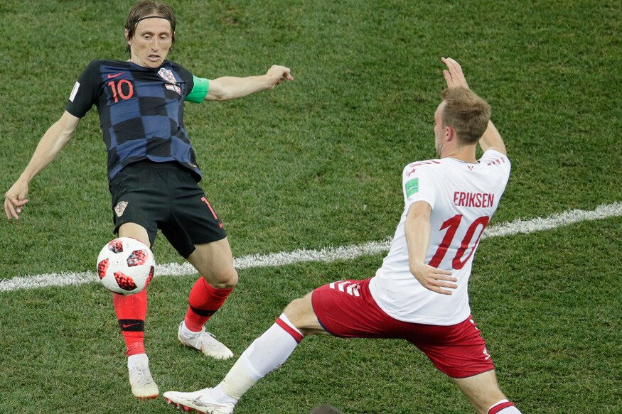 In Pics, FIFA World Cup 2018, Round of 16: Croatia vs Denmark - News18
