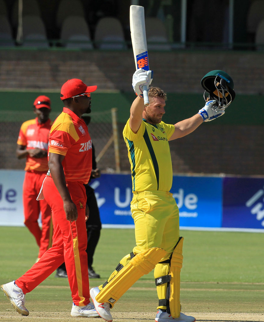 PHOTOS: Aaron Finch Makes History With Highest T20I Score