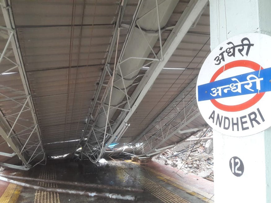 Bridge Collapses At Mumbai's Andheri Station - News18