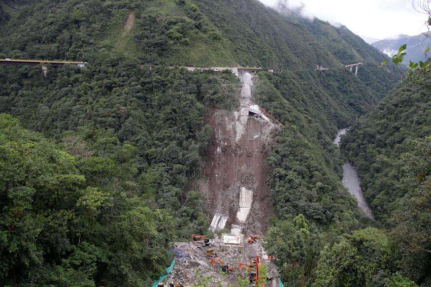 Colombian Suspension Bridge Demolished; Devastating Pictures - News18