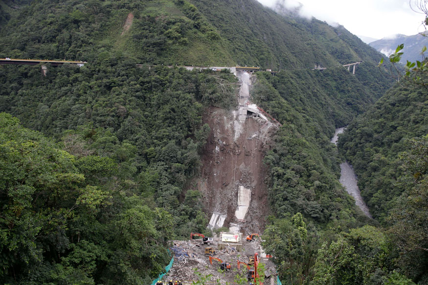 Colombian Suspension Bridge Demolished; Devastating Pictures - News18