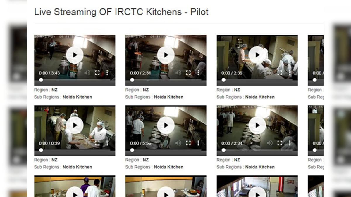 You Can Now Watch Live How IRCTC Cooks the Food it Serves to You on ...