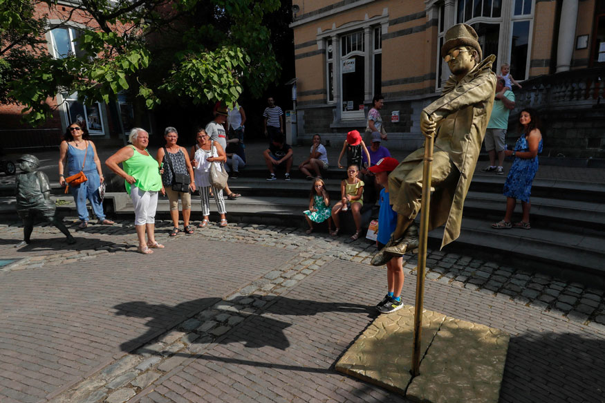 PICS| Living Statues Festival Delights Spectators in Belgium