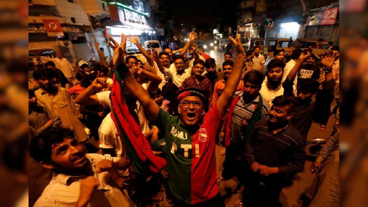 PTI Workers Sense Victory, Celebrate on Streets in Pakistan