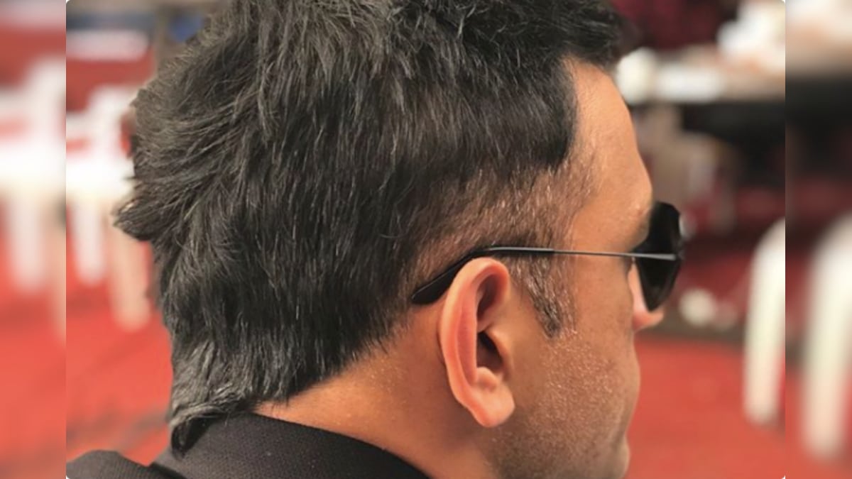 MS Dhoni Goes Retro with Latest Hairstyle - News18