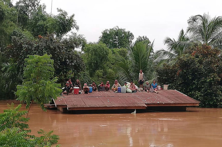 PHOTOS: Hundreds Missing after Laos Dam Collapse - News18