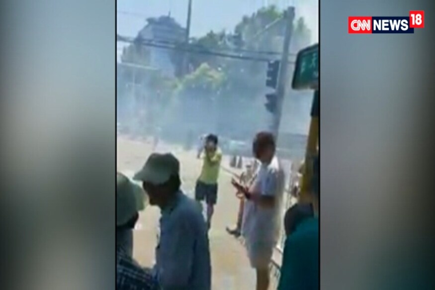 Explosion Near U.S Embassy in China - News18