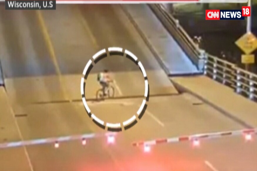 Watch: Wisconsin Woman Avoids Death After Falling on Drawbridge - News18