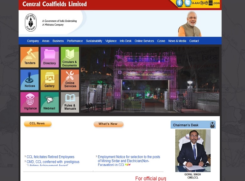 Central Coalfields Ranchi Recruitment 2018: 480 Mining Sirdar and ...