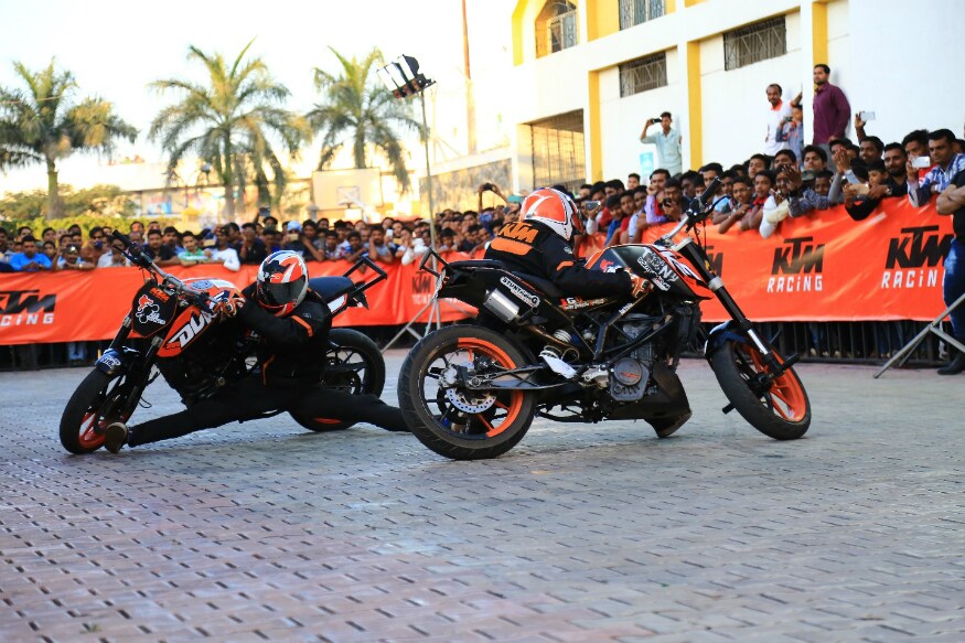 KTM Stunt Show to Take Place in Delhi on August 25