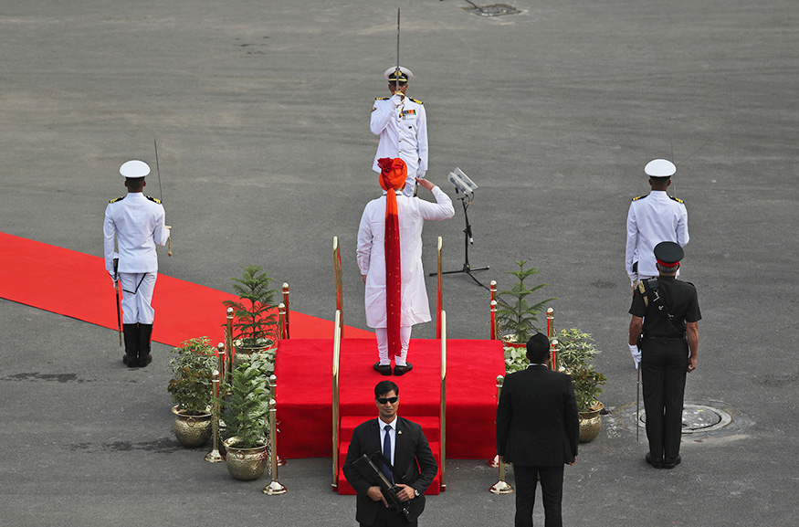 Independence Day 2018: PM Modi Inspects Guard of Honour - Photogallery