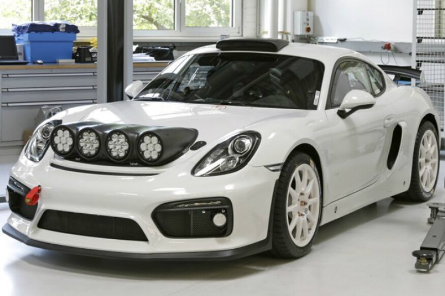 Porsche Cayman GT4 Clubsport Rally Car Concept Revealed - News18