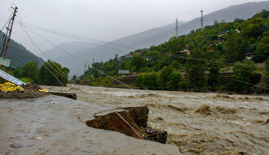 Heavy Rains Trigger Flash Floods in Himachal Pradesh; See Pictures - News18