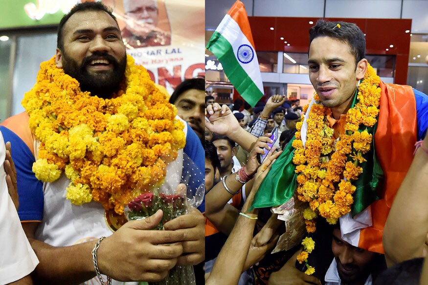 Asian Games Players Receives Hero's Welcome on Homecoming - News18