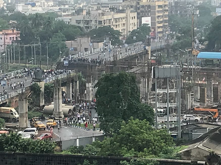 Majerhat Bridge Collapses in Kolkata: Rescue Operations On - News18