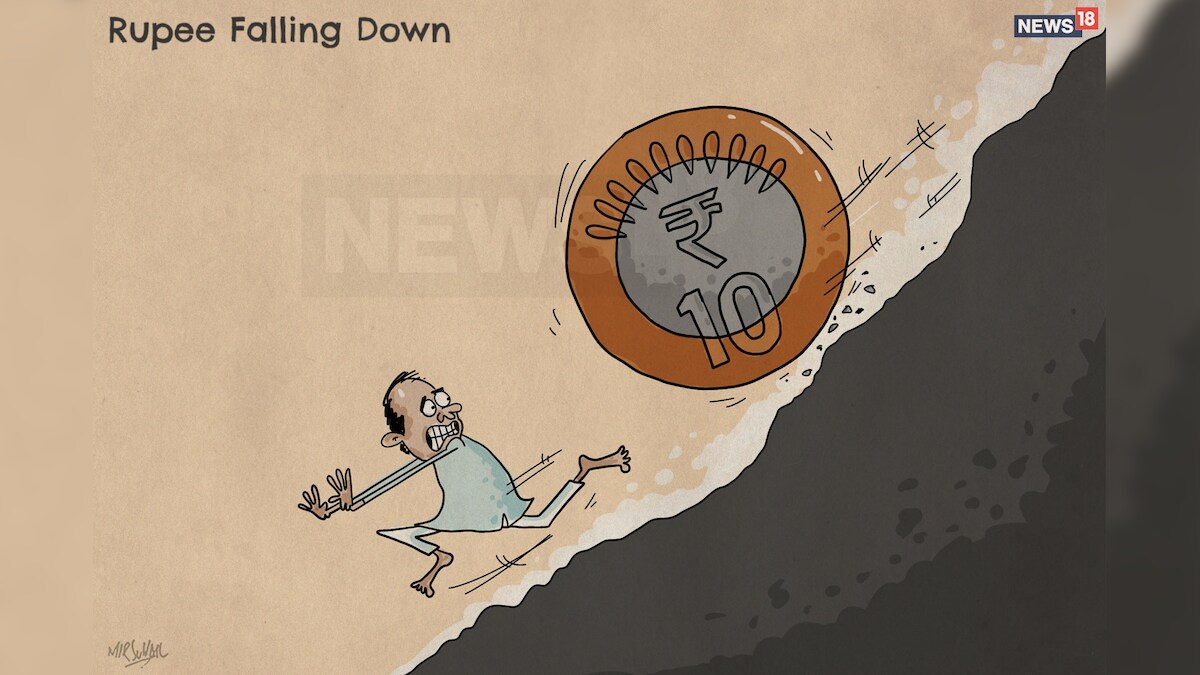 Rupee Falls 59 Paise to 71.40 Against US Dollar in Early Trade - News18