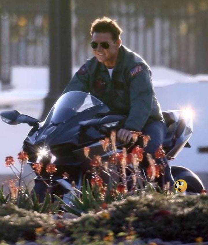 PICS: Hollywood Actor Tom Cruise Riding Kawasaki Ninja H2 - News18