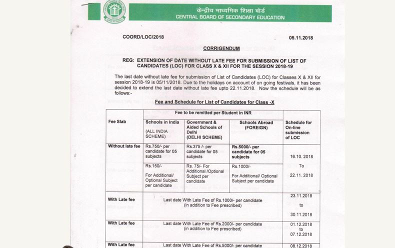 CBSE Class 10, 12 Last Date to Submit Candidates' List Extended. Check ...