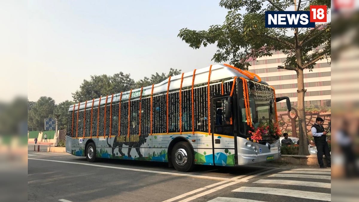 New Electric Buses Introduced in Jammu and Kashmir - News18