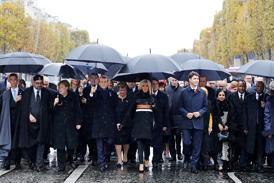 World Leaders Mark World War I Centenary; See Pictures - News18