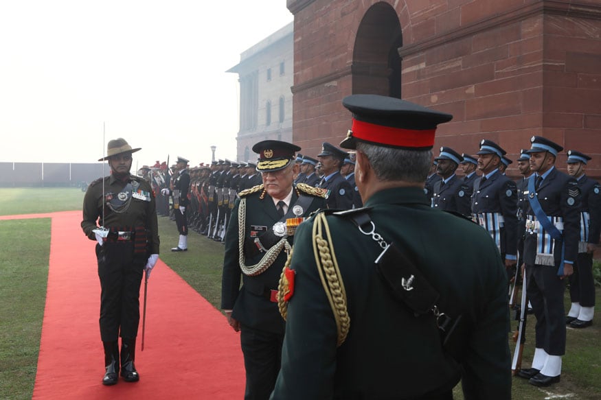 Bipin Rawat Takes Charge as India’s First CDS - See Pics - News18